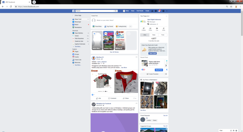 Perbedaan Fanpage dan Profil Facebook - Next Digital